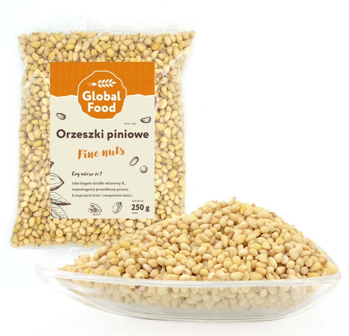 ORZECHY PINIOWE PINI CEDROWE 250g - Global Food